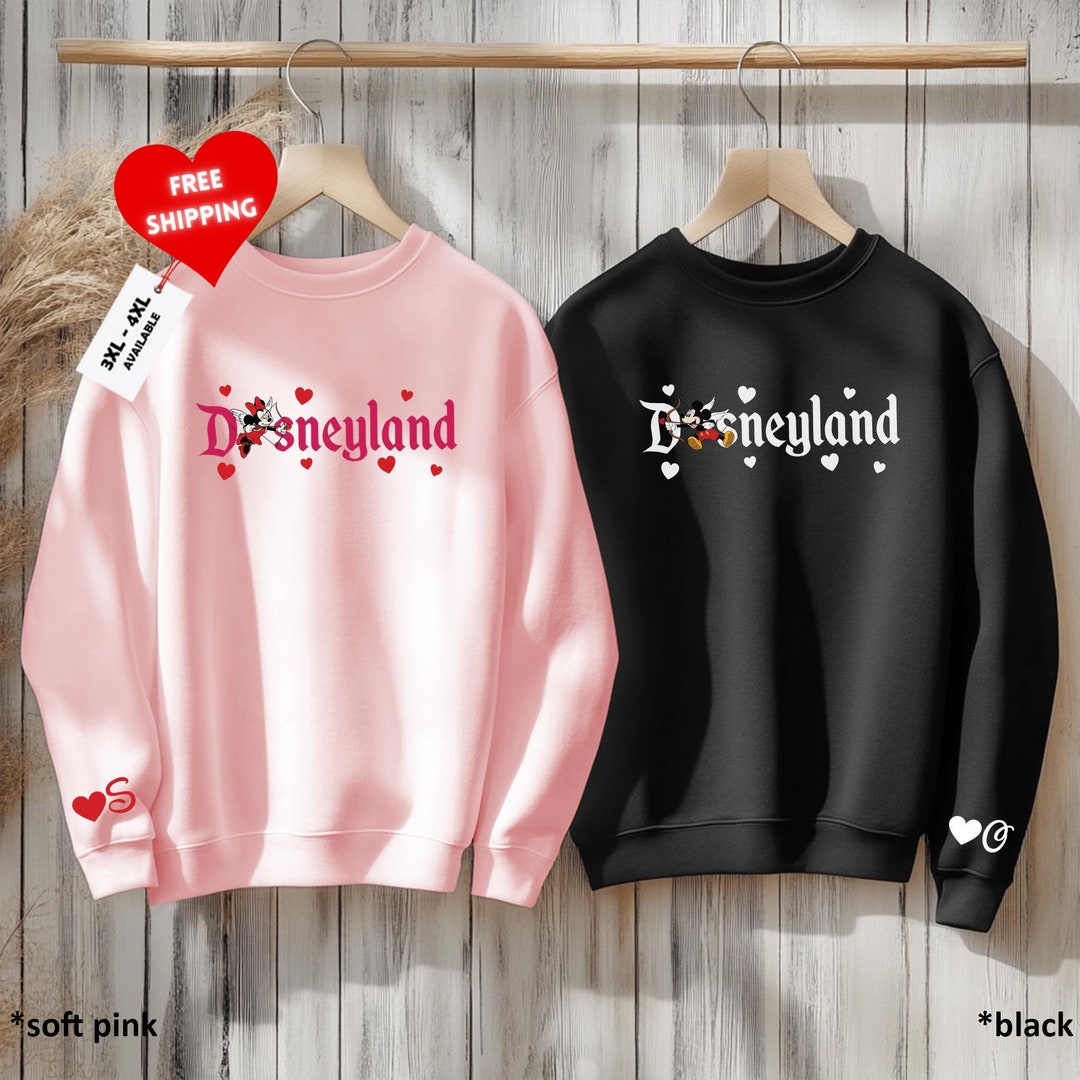 Custom Couple Matching Disney Sweatshirt, Disney Father's Day ...