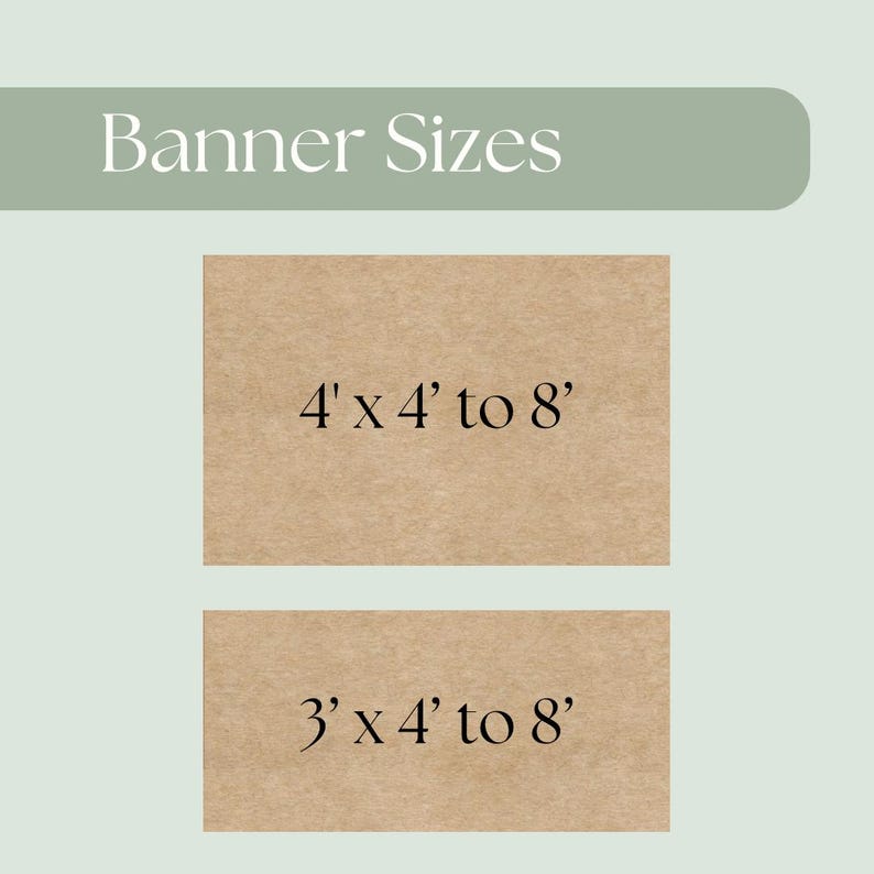 Hand Painted Custom Event Banner, Kraft Paper Custom Banner, Birthday ...