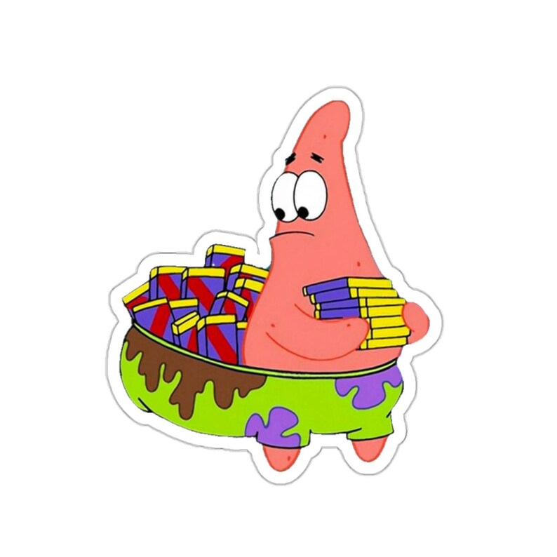Patrick Star Sticker - Etsy