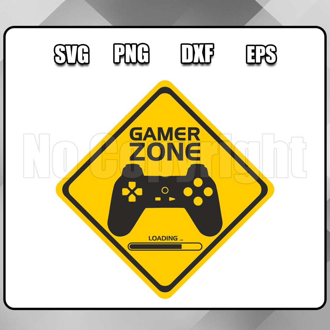 Game Zone Svg, Game Zone Wall Room or Doors Gamer Loading Decor Cricut ...