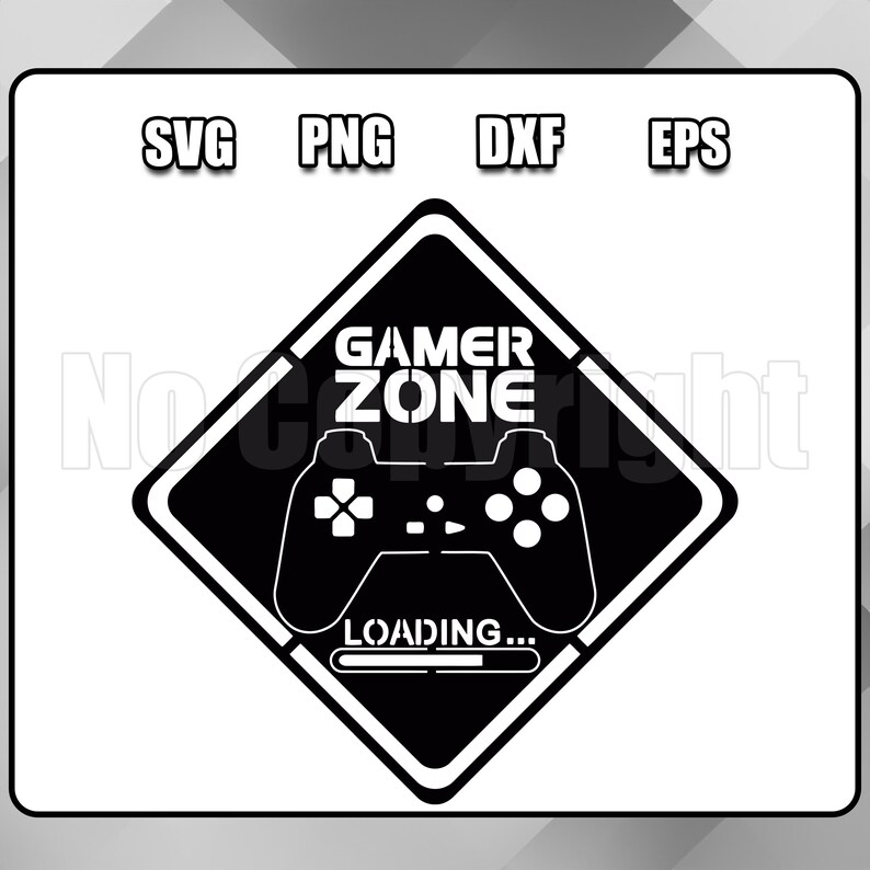 Game Zone Svg, Game Zone Wall Room or Doors Gamer Loading Decor Cricut ...