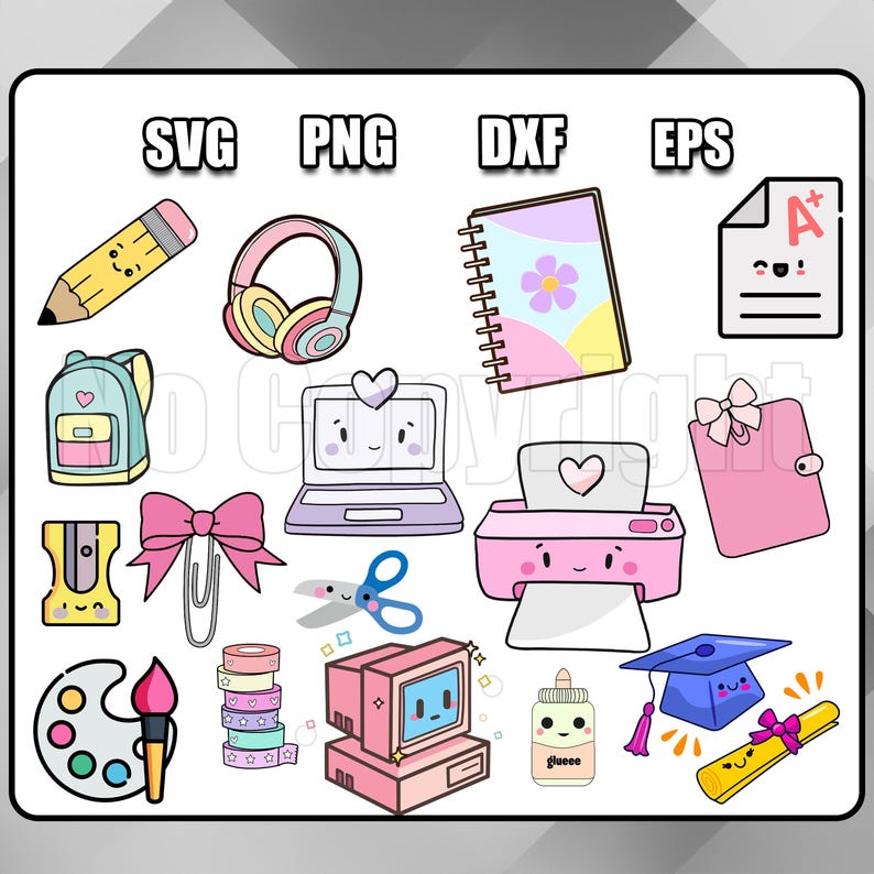 Teacher Sticker Svg, Teacher Sticker Pack Svg, Back to School Svg ...