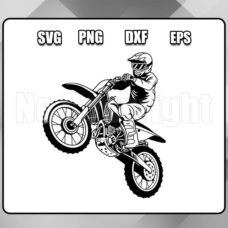 Motor Cross Svg - Etsy
