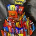 3 Tier Chocolate Candy Bar Cake, Delightfully Crafted From Assorted ...