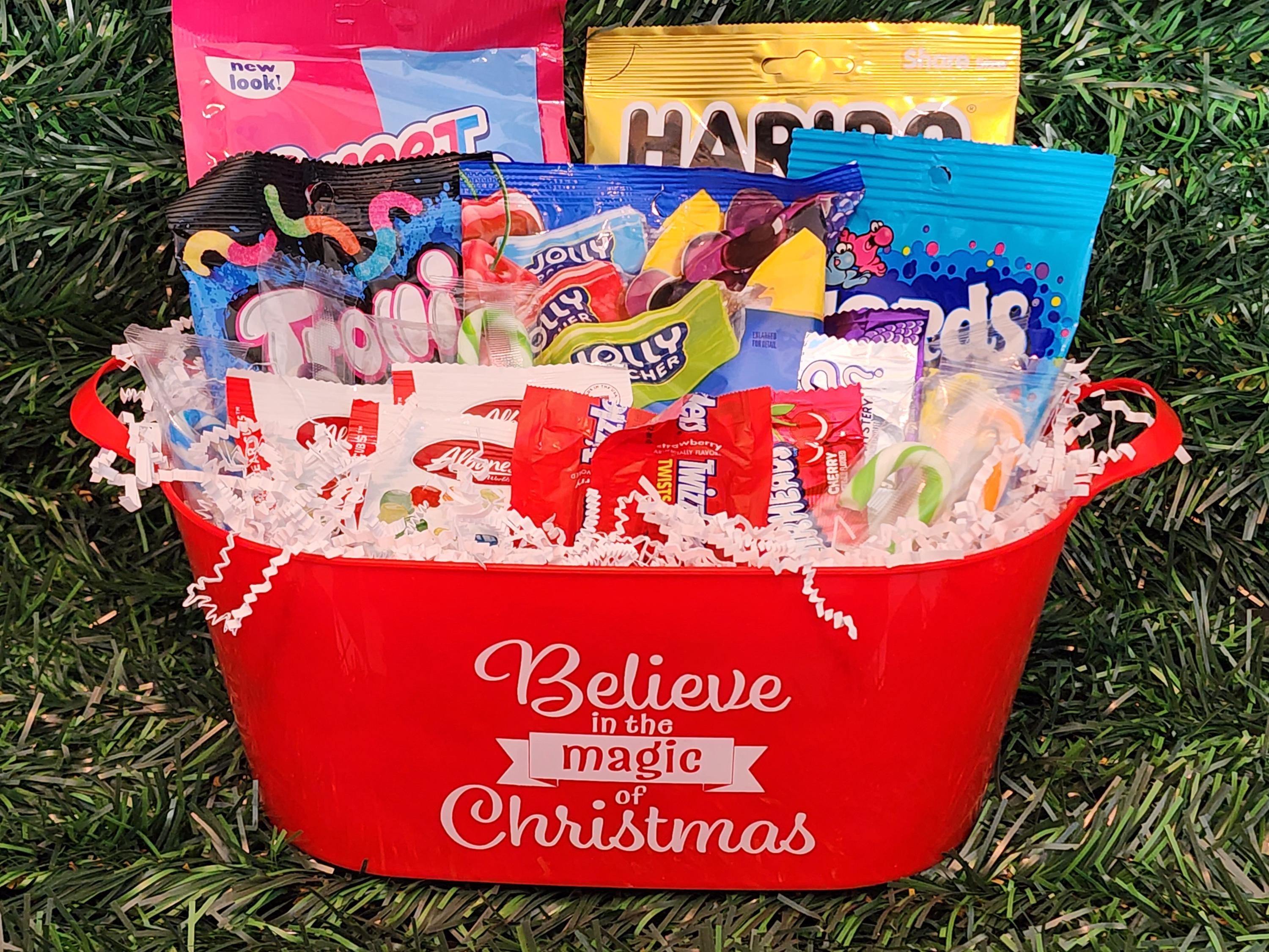 Fruity Flavored Candy Basket, Colorful Variety of Candies, Perfect ...