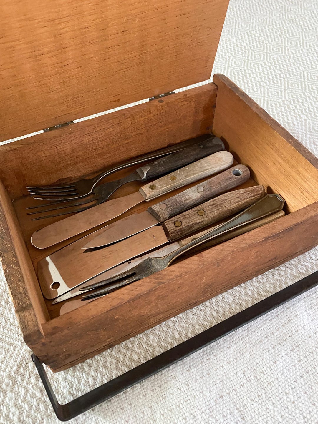 Vintage Wood Pennsylvania Cigar Box With Metal Closure Bar - Etsy