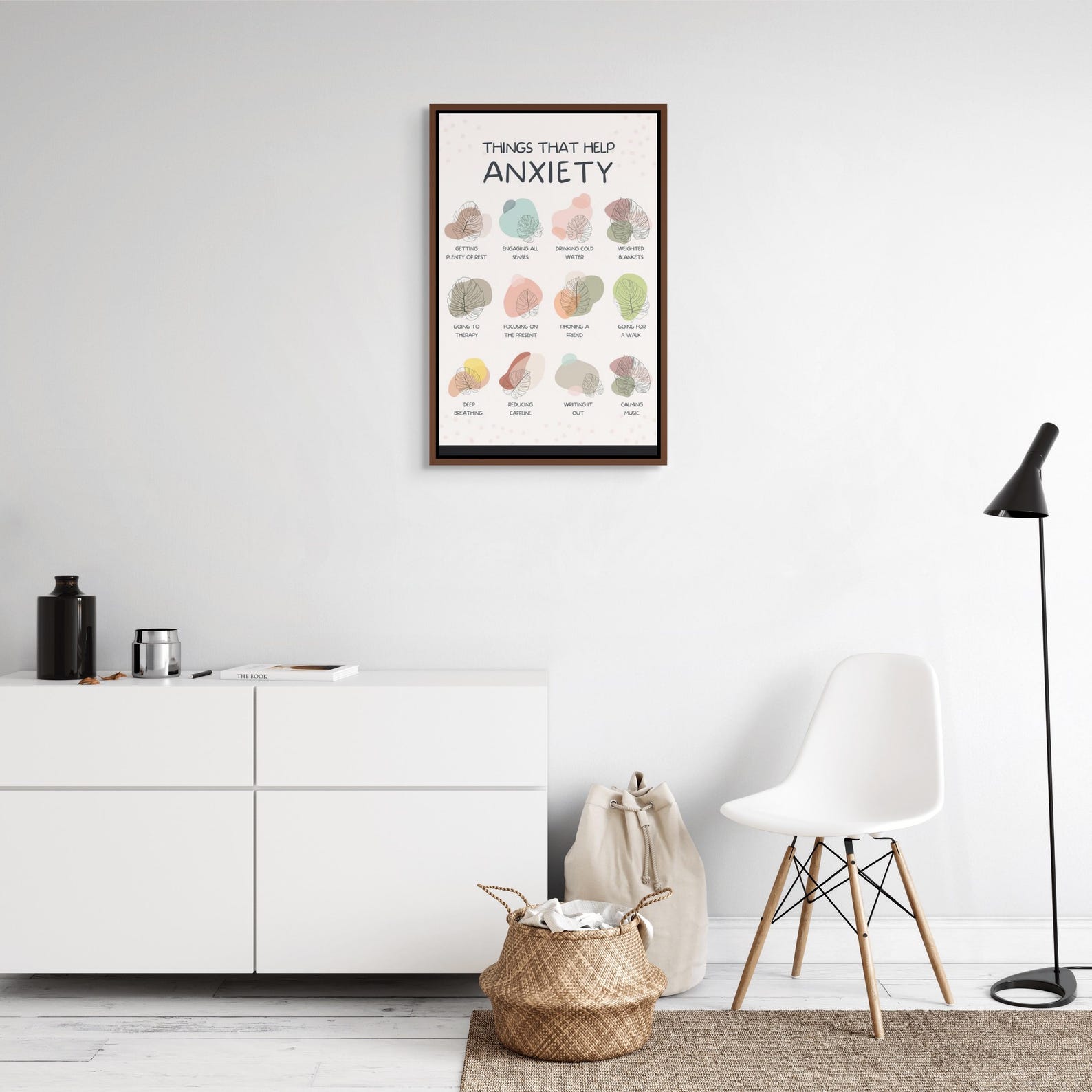 Anxiety Coping Statements -inspired Digital Wall Art - Etsy