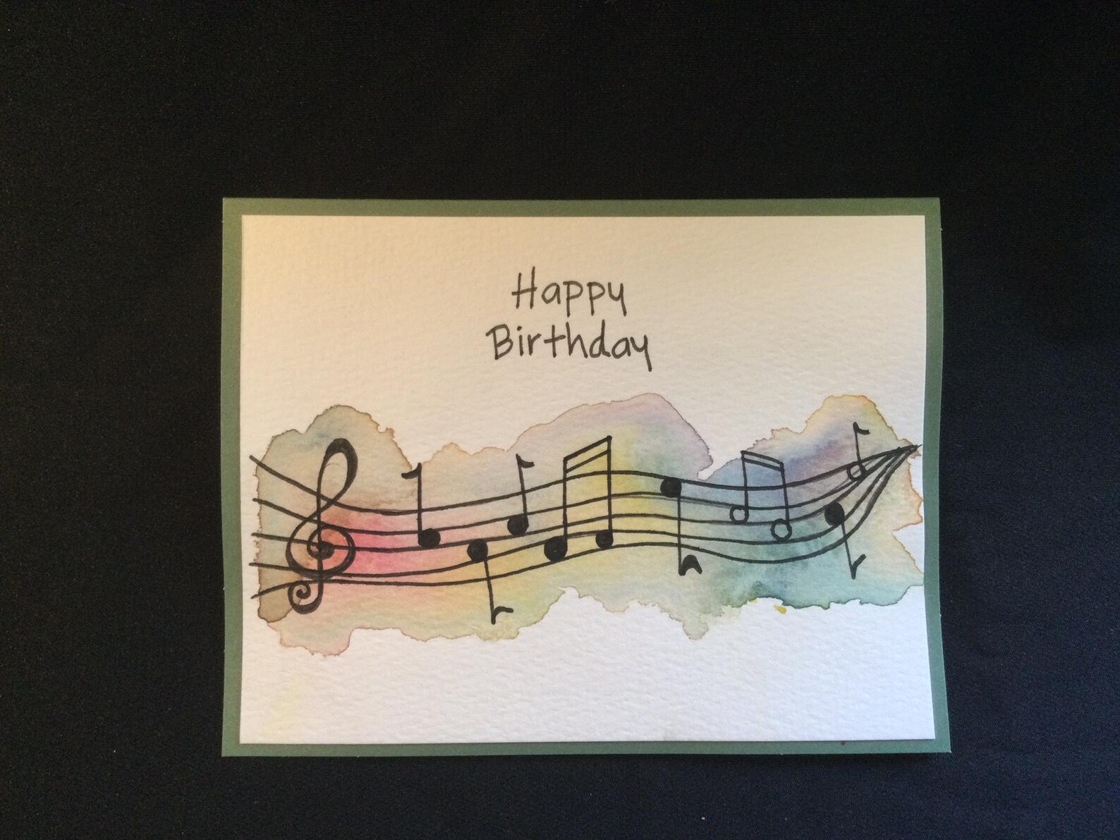 Birthday Music Card - Etsy