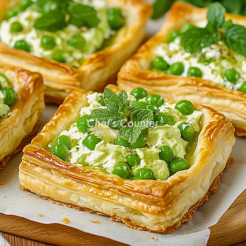 Best Recipe for Spring Pea & Herbed Ricotta Tart With Lemon Balsamic ...