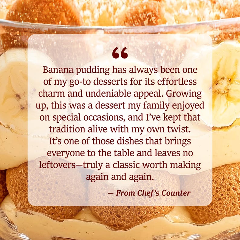 BEST RECIPE for Banana Pudding, PDF Download, Birthday Parties ...