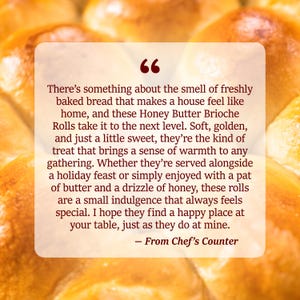 Delicious Honey Butter Brioche Rolls Recipe | Easy Digital Download ...