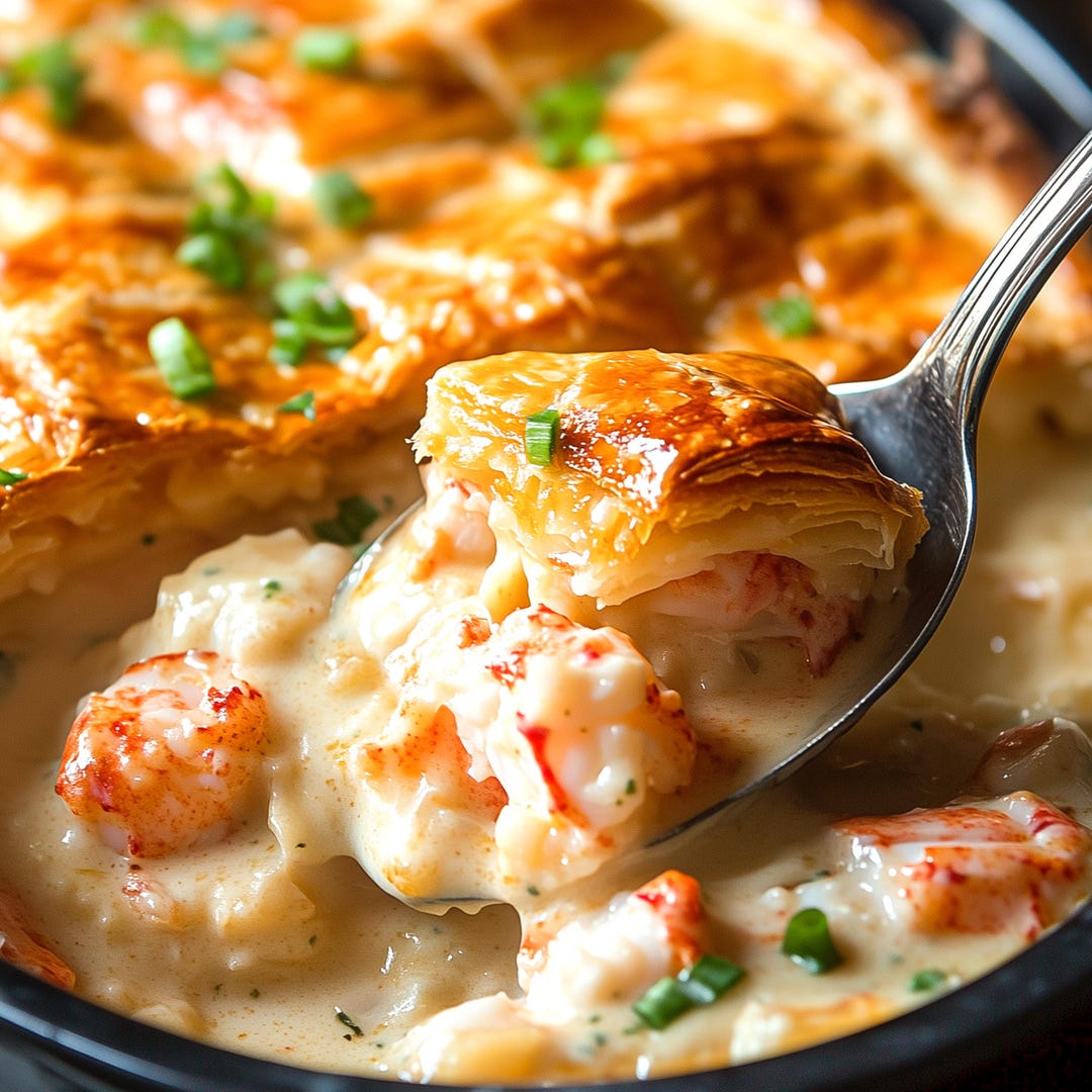 Best Lobster Pot Pie Recipe, Lobster Recipe, PDF Download, Dinner ...