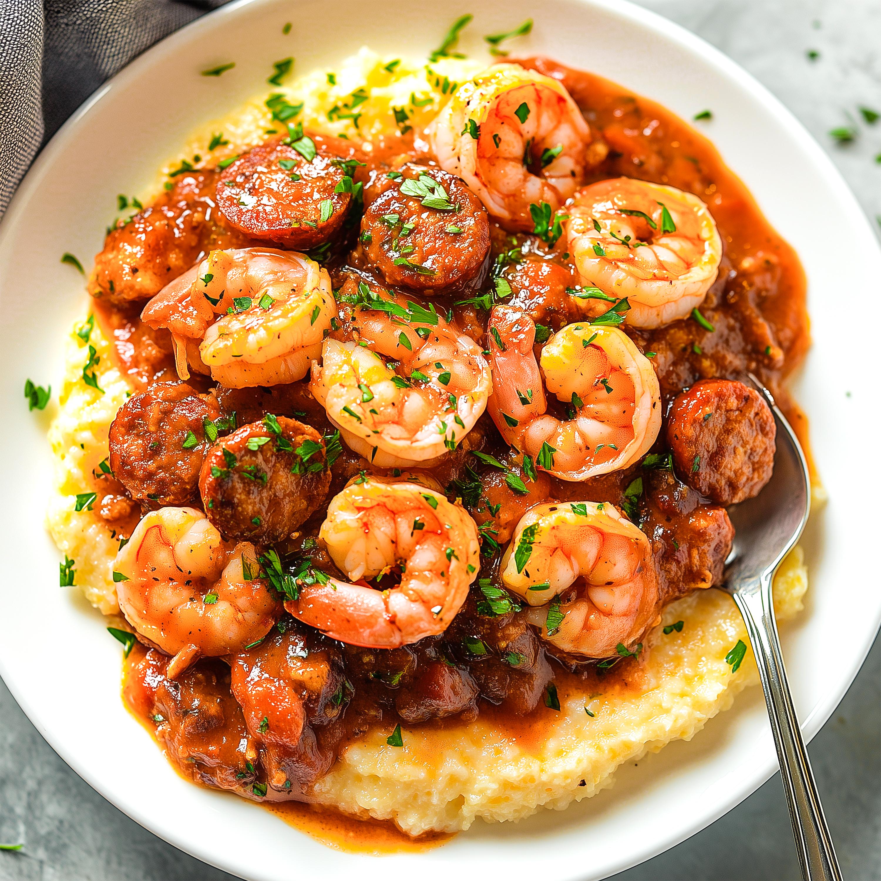 Best Cajun Shrimp and Grits Recipe, PDF Download, Weekend Brunch ...