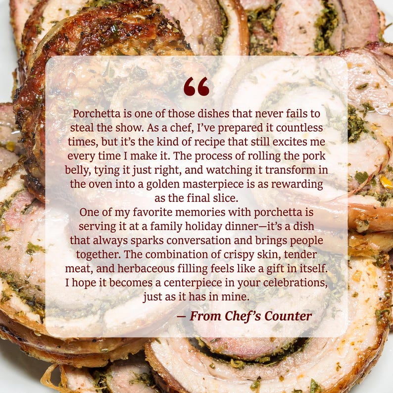 Homemade Porchetta Recipe With Herb and Garlic Crust - Printable for ...