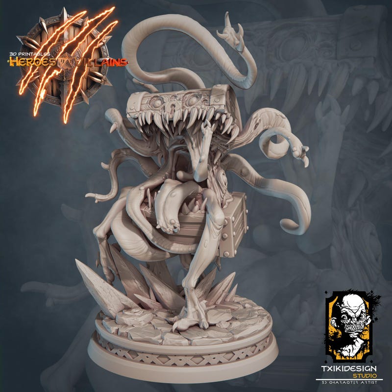 Mimic Dnd Figure - Etsy