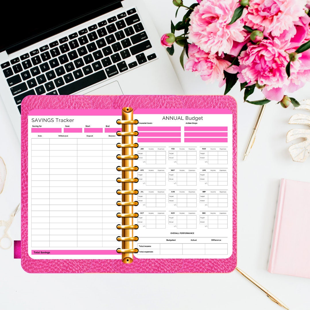 PRINTABLE Craft Business Pink Planner Template Bundle Small - Etsy