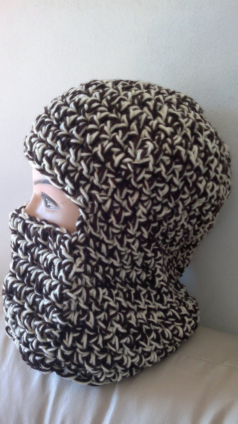 Fast and Easy Beginner Crochet Pattern 2 Hour Baclava Hat - Balaclava ...