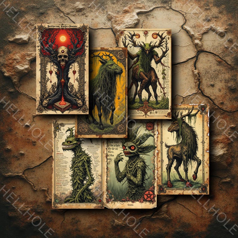 Complete Fantasy Bestiary Bundle With Detailed Monstrous Creature Art ...