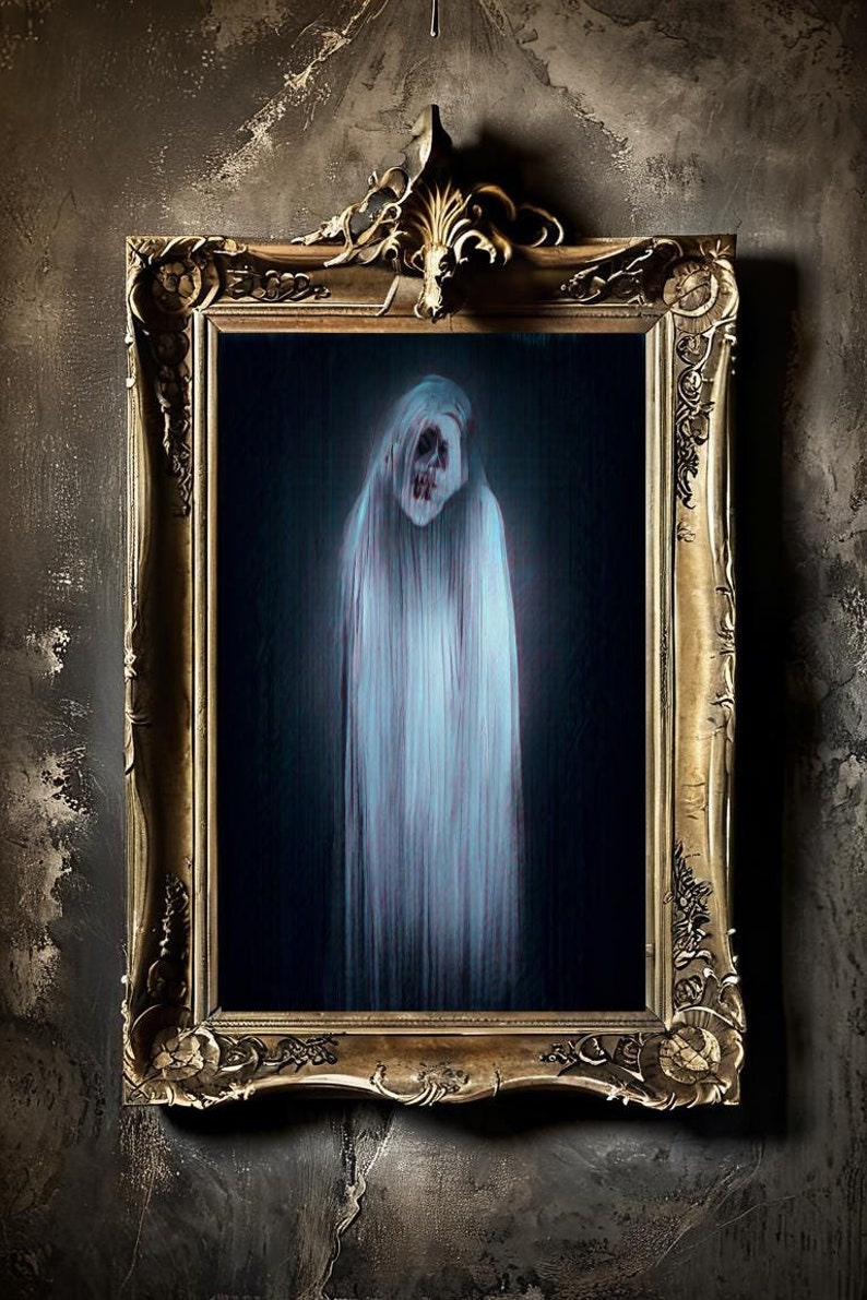 Creepy Vintage Portraits: Eerie Halloween Art Prints for the Witchy ...