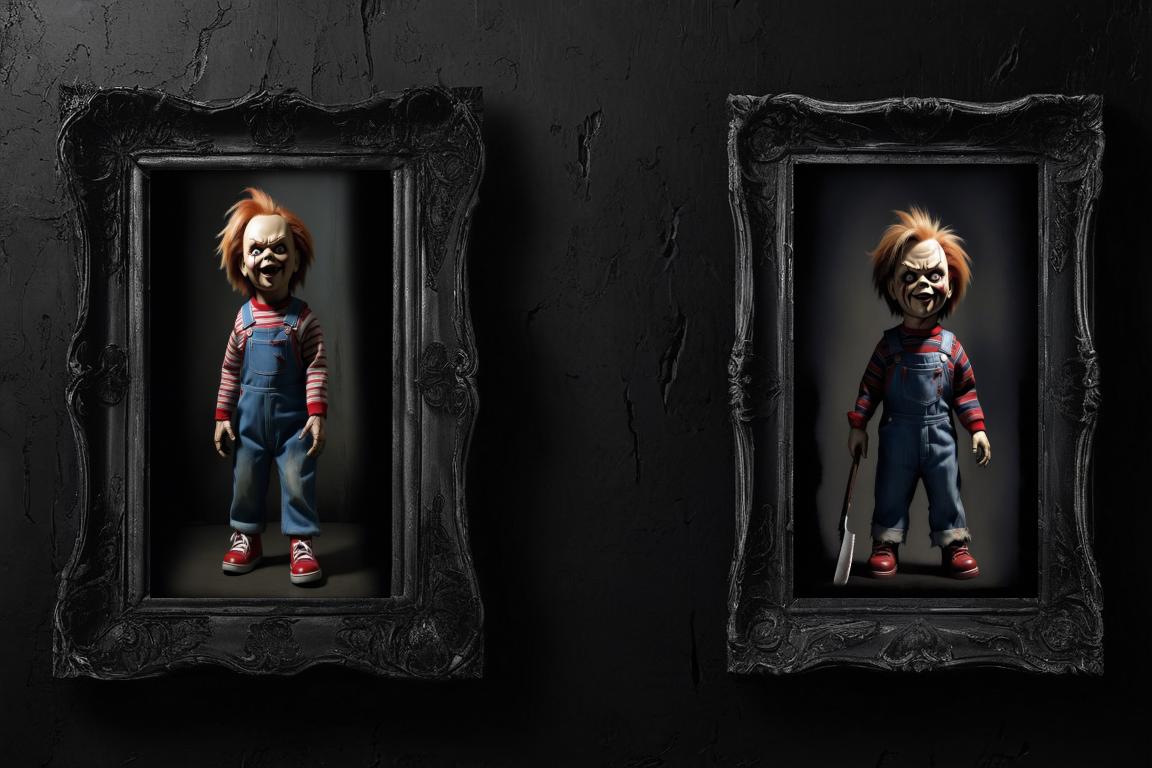 Chucky Wall Art Set Horror Movie Art Prints Featuring Killer Doll ...