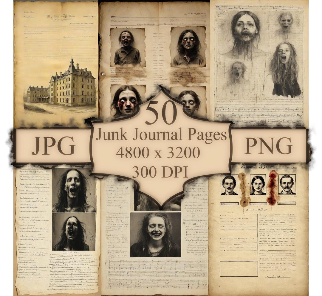 Haunted Asylum Images: Macabre Mad Patients, Spooky Digital Art (PDF ...