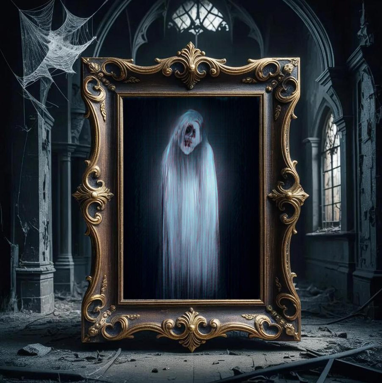 Creepy Vintage Portraits: Eerie Halloween Art Prints for the Witchy ...