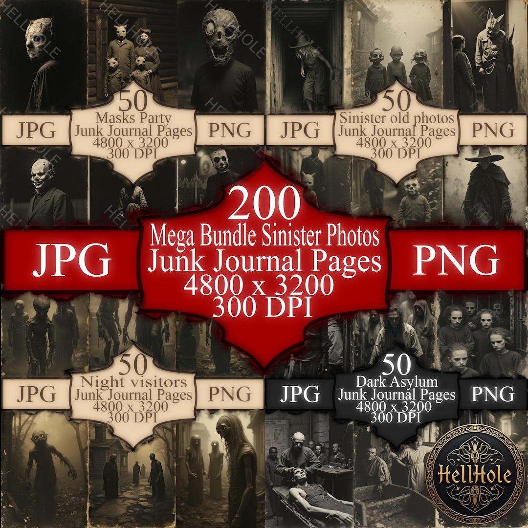 Dark Sinister Photo Collection – Mega Bundle of Creepy Vintage ...