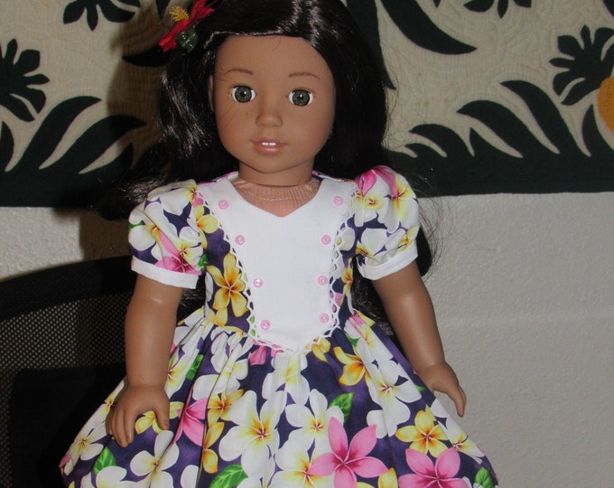 1940s Hawaiian School Dress for Nanea Molly Emily 18 Inch Doll - Etsy