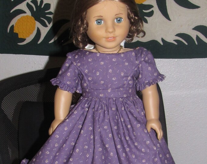 Mid 1800s Civil War Era Party School Dress For Cecile Marie Grace 18