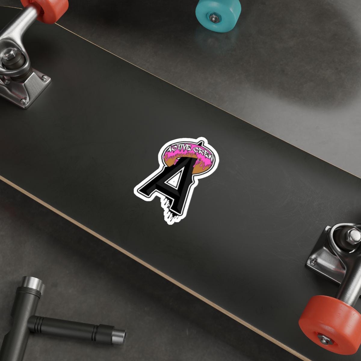 Active Crew Sticker - Sideshow Takeover Sticker Actice Crew Donut - Car ...