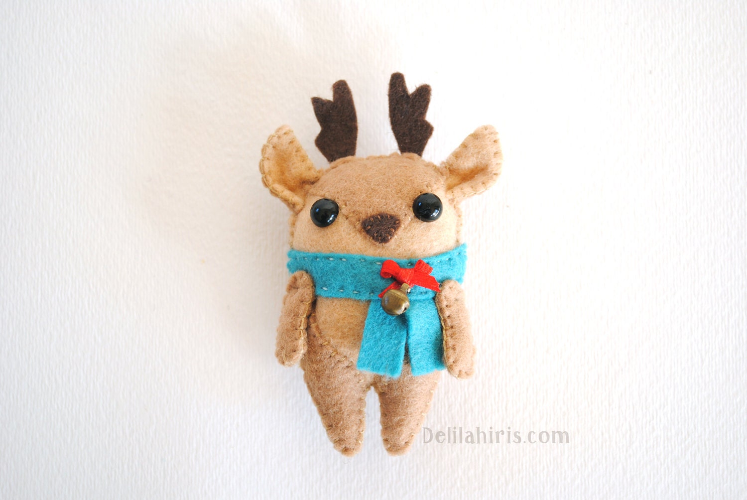 Reindeer Felt Ornament Pattern Printable Sewing Pattern Cute - Etsy