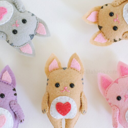 Cat Felt Pattern PDF Ornament Cat Pattern PDF Tutorial Felt - Etsy Cat Felt Pattern PDF Ornament Cat Pattern PDF Tutorial Felt - Etsy