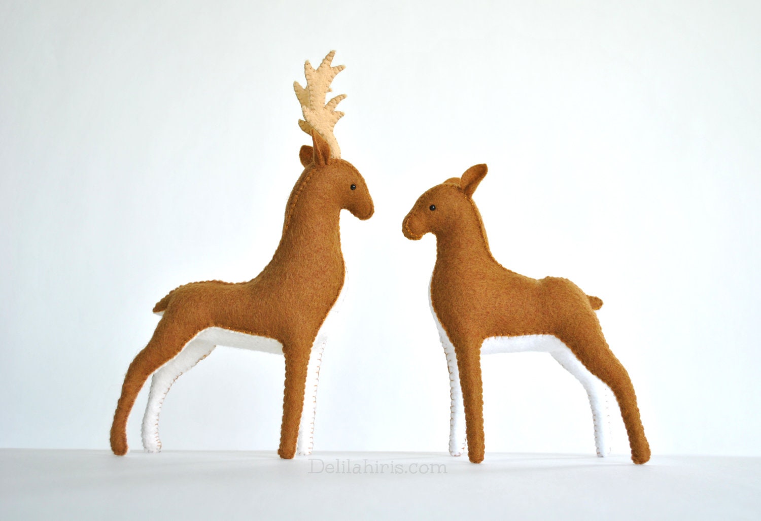 Felt Deer Sewing Pattern Woodland Deer Sewing PDF & SVG - Etsy Canada