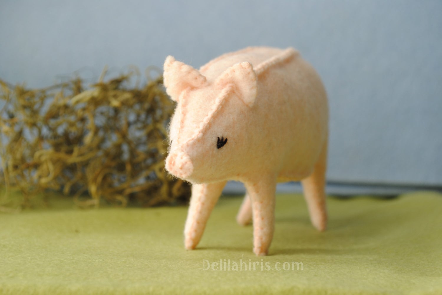 Felt Pig Stuffed Animal Sewing Pattern PDF & SVG DIY Tutorial - Etsy