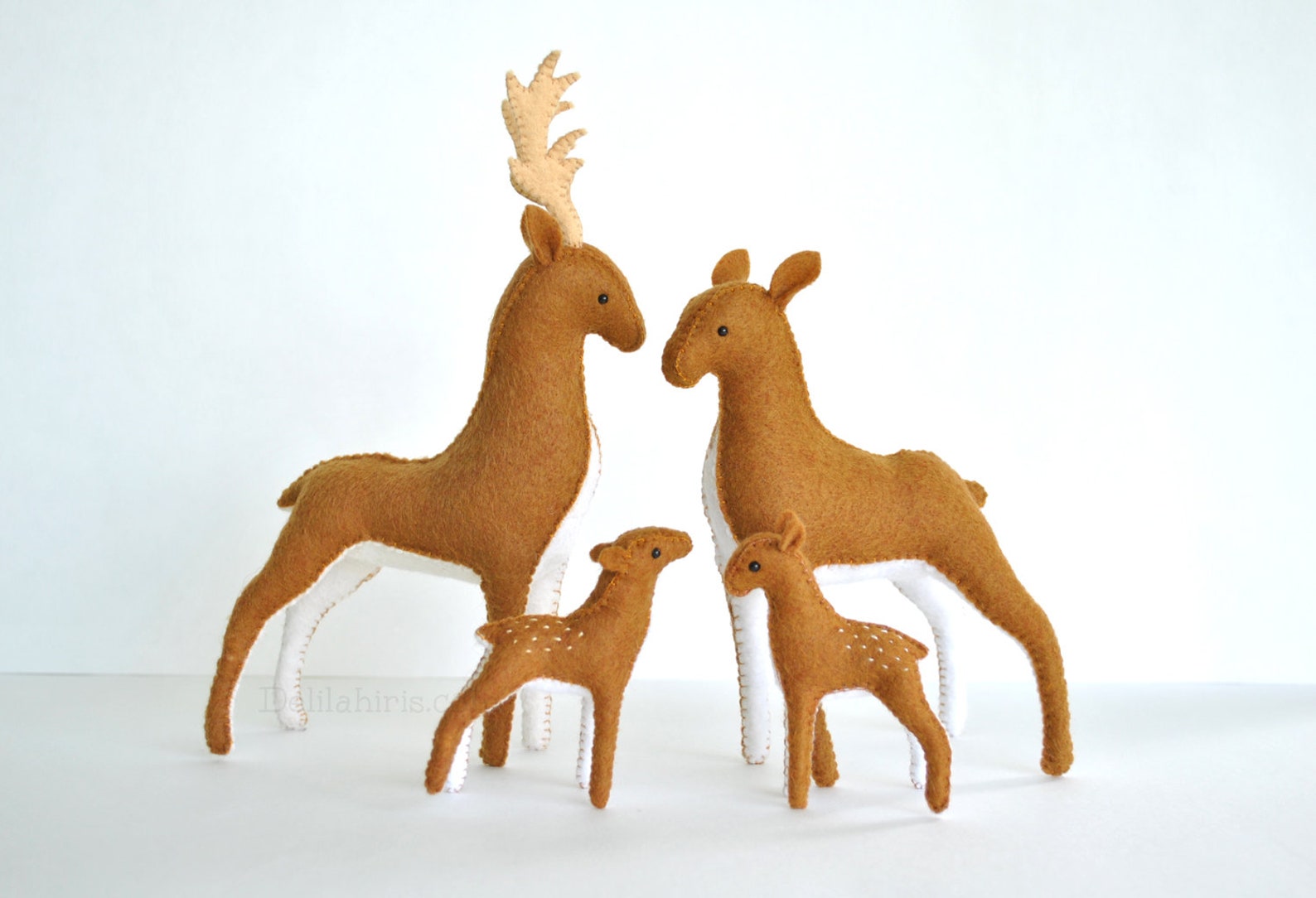 Felt Deer Sewing Pattern Woodland Deer Sewing PDF & SVG - Etsy Canada