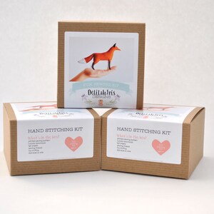 Felt Fox Sewing Kit: Stuffed Animal Craft Project - Etsy