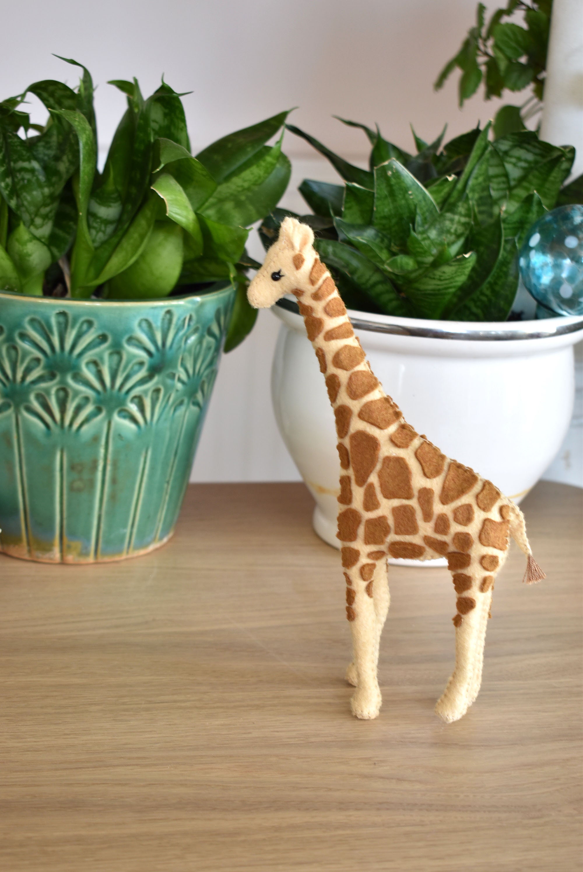 Giraffe Sewing Pattern PDF & SVG With Tutorial to Make Your Own Felt ...