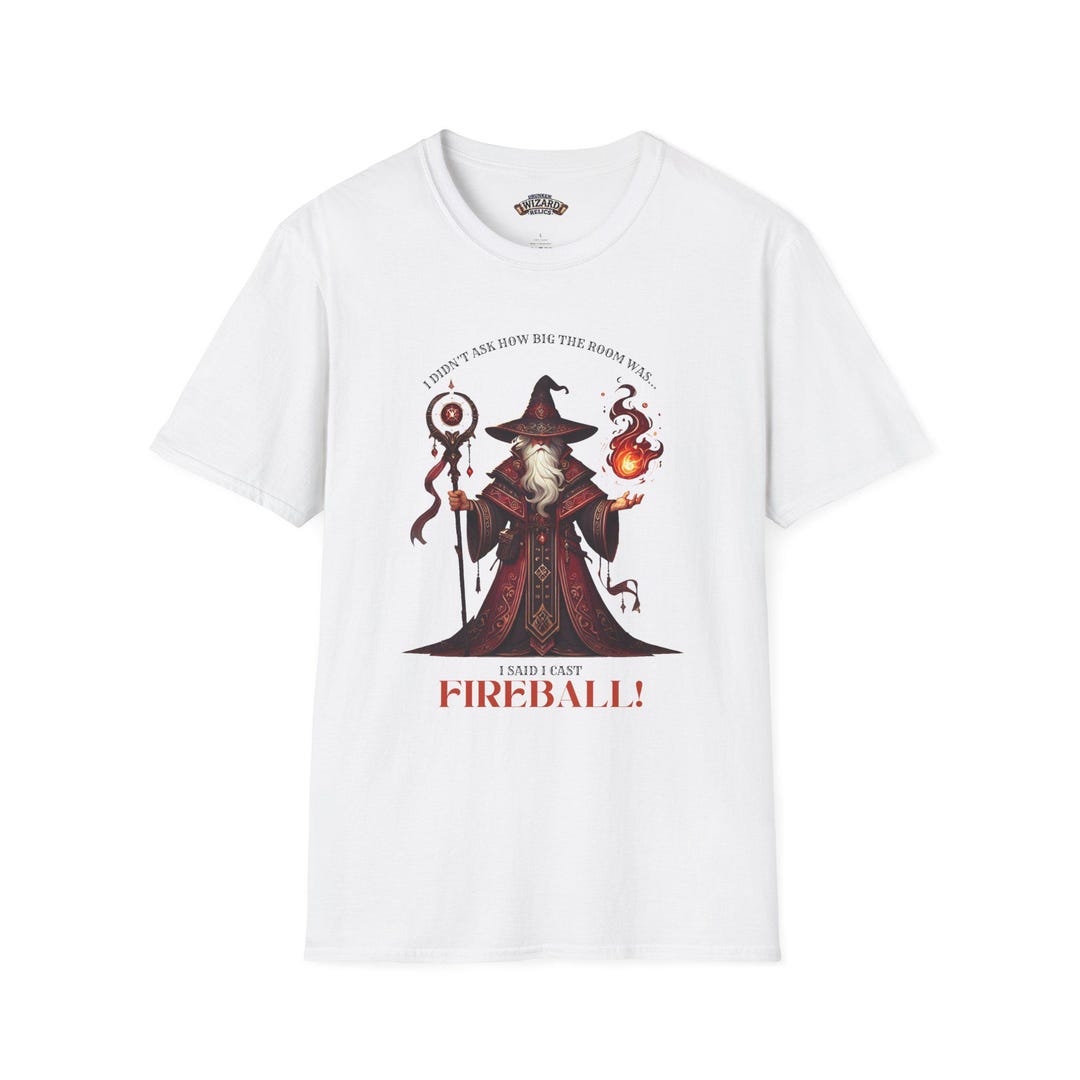 I Said I Cast Fireball! Unisex Softstyle T-shirt - Etsy