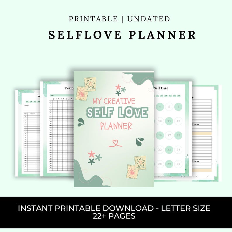 Self Love Journal | Positive Affirmations | Mental Health, Gratitude ...