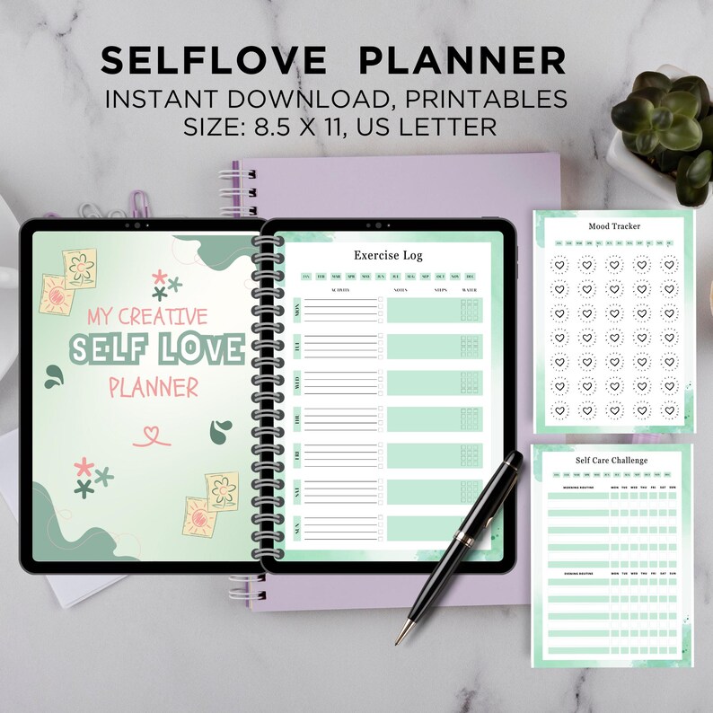 Self Love Journal | Positive Affirmations | Mental Health, Gratitude ...