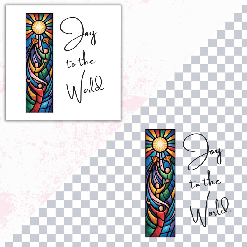 Christian Christmas Clip Art Set | Stained Glass Nativity & Holy Night ...