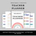 Personalised Teacher Planner, Diary, Lesson Planner, Academic Planner ...