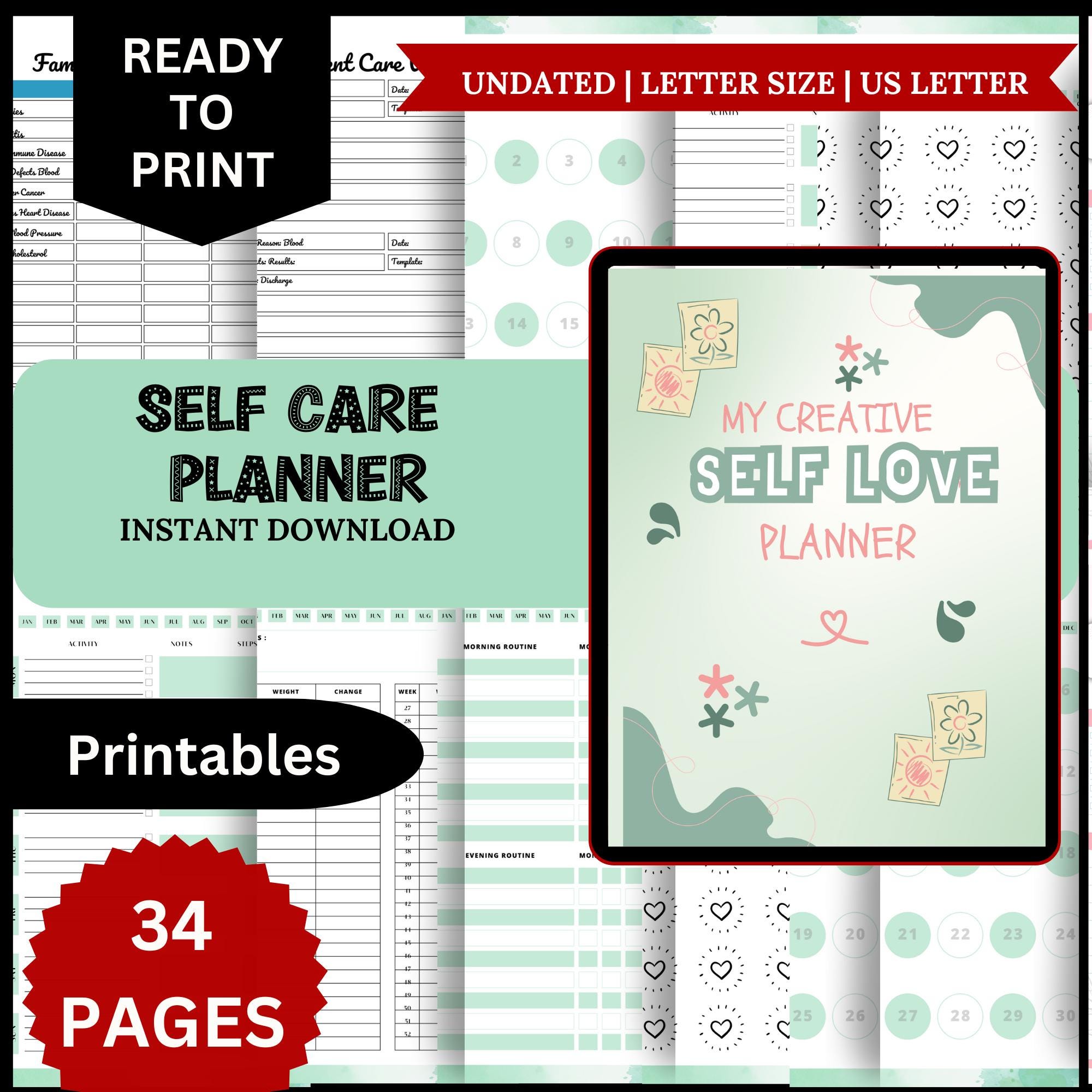 Self Love Journal | Positive Affirmations | Mental Health, Gratitude ...