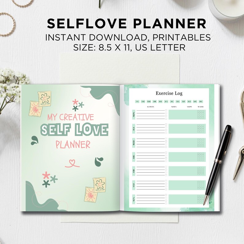 Self Love Journal | Positive Affirmations | Mental Health, Gratitude ...