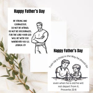 Scripture Cards for Father's Day | Inspirational Faith Cards for Dad ...