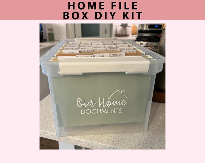 Document Box Editable Labels - Customizable Folder Labels - Editable ...