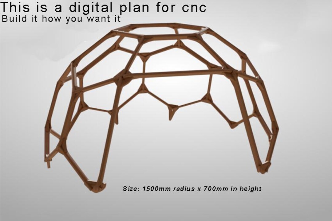DIY Kids Dome Playhouse CNC Plan – Build, Play & Imagine Together! - Etsy