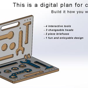 STEM Wooden Toolbox Toy - CNC Digital Plan for Interactive Educational ...