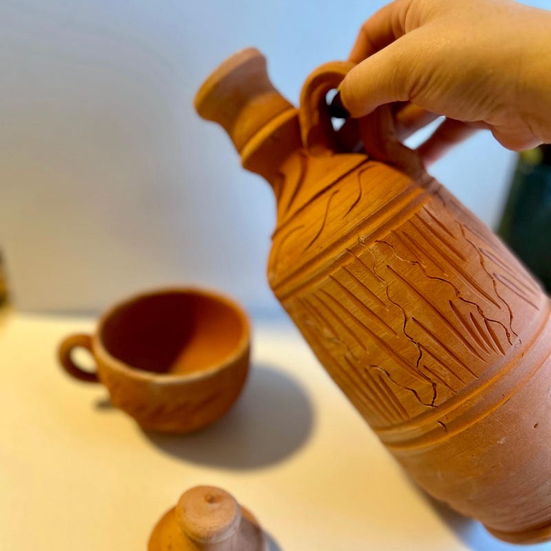 Moroccan Ceramic Jugs - Etsy