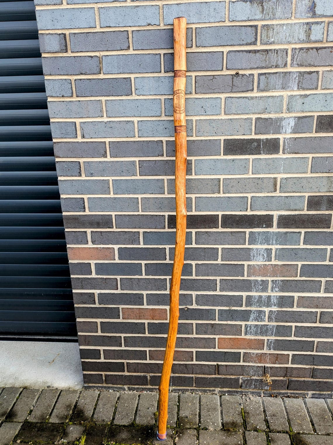 Hand Carved Birch Walking Stick With the Hammer of Thor and Viking ...